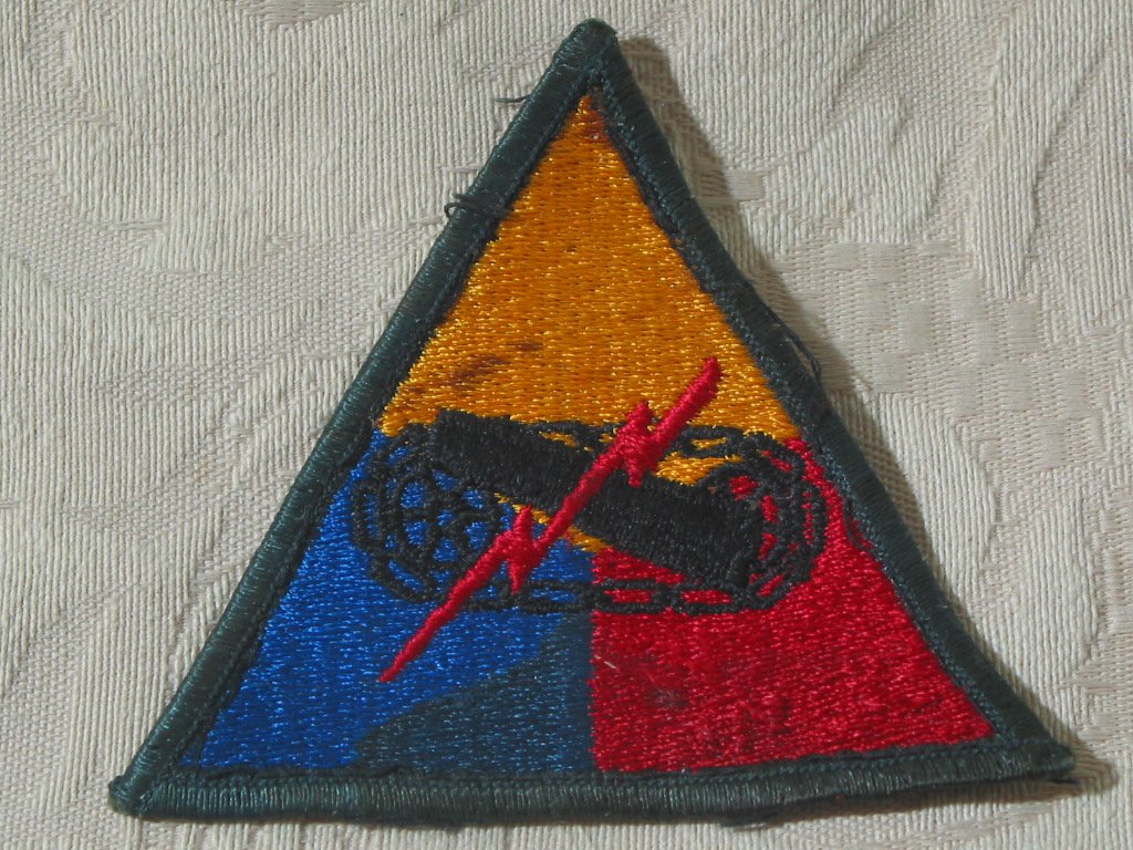 MILITARY SHOULDER PATCH United States Armored Forces Headquarters ...