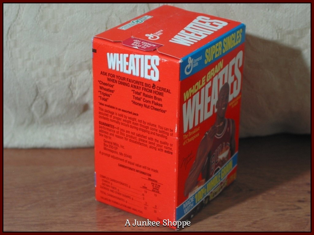 MICHAEL JORDAN Series 1 Mini Super Singles Wheaties Box 1991 Unopened