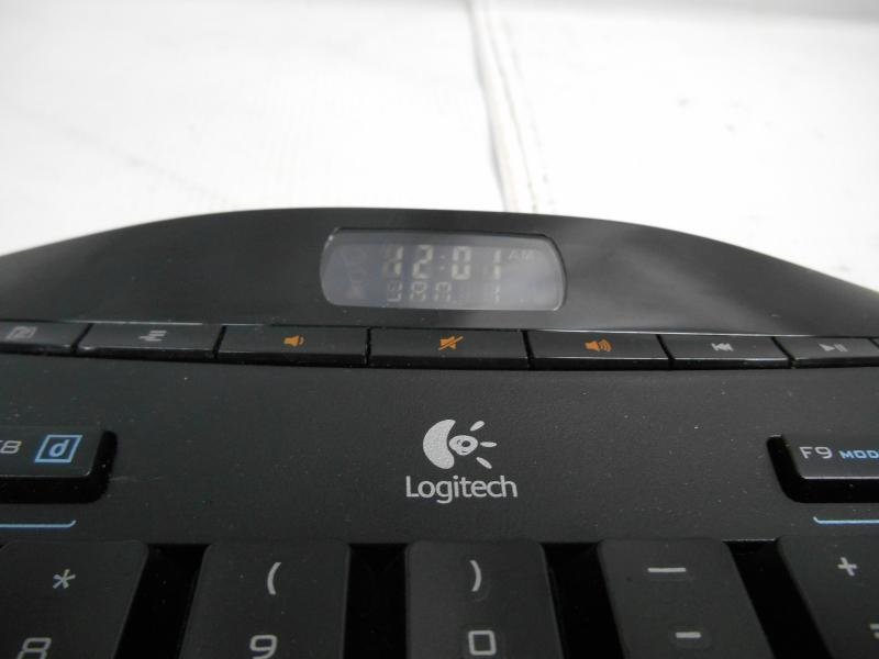 Gently Used Logitech Model MX 3200 Black Wireless Desktop Ergonomic ...