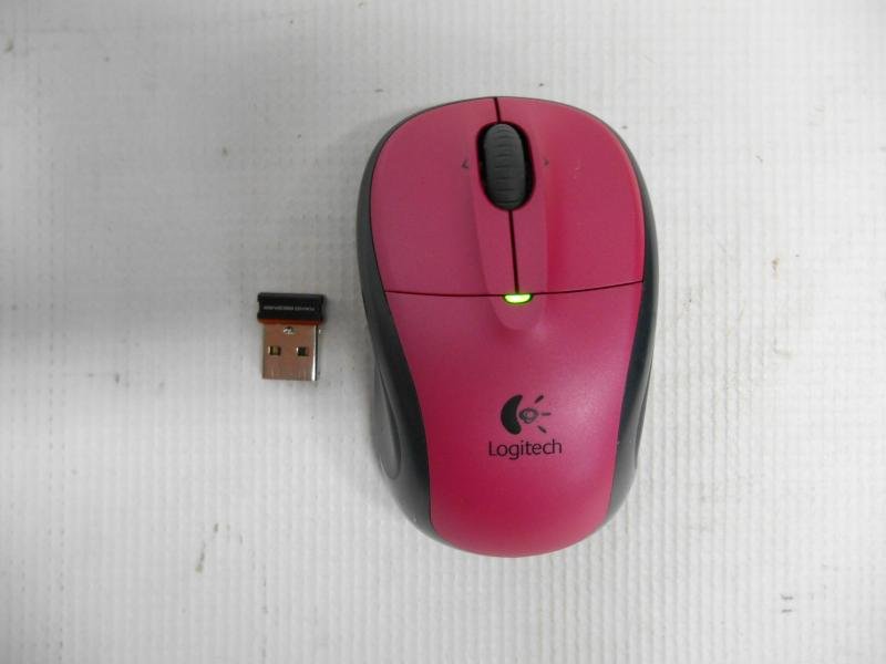 Logitech M305 Wireless Scroll Optical Mouse Pink w/ USB Receiver