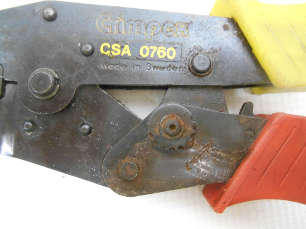 Crimpex CSA 0760 Crimping Tool Made in Sweden