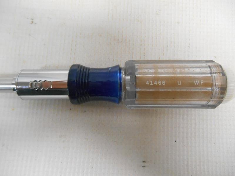 Vintage Craftsman Magnetic Ratcheting Screwdriver No 41466 U WF w/ 5 Bits