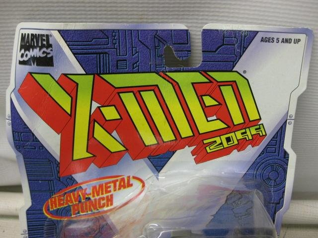 New Marvel X-Men 2099 METALHEAD Action Figure, Heavy Metal Punch, 5"