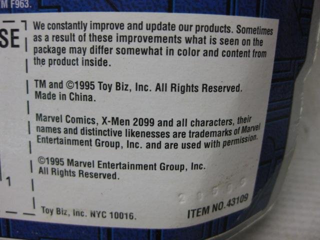 New Marvel X-Men 2099 METALHEAD Action Figure, Heavy Metal Punch, 5"