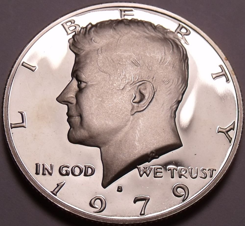 United States Proof 1979 S Type 1 John F Kennedy Half Dollar Free Shipping