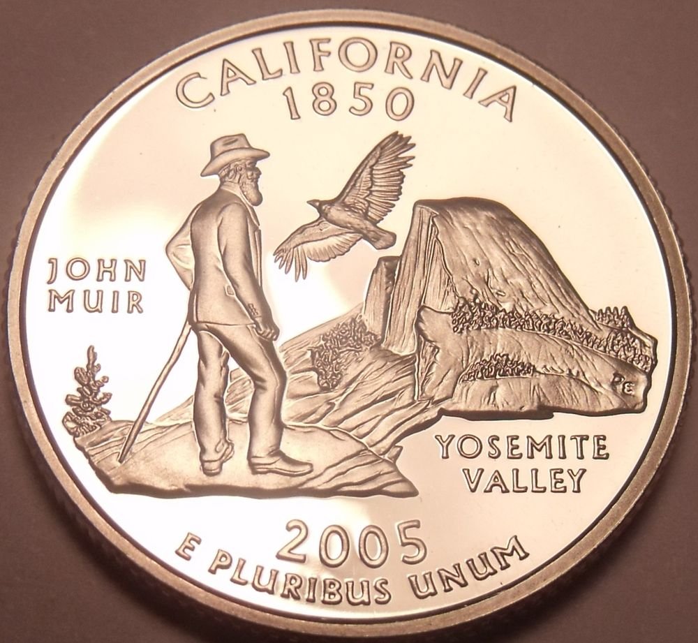 INCREDIBLE PROOF 2005-S CALIFORNIA STATE QUARTER~FR/SHI