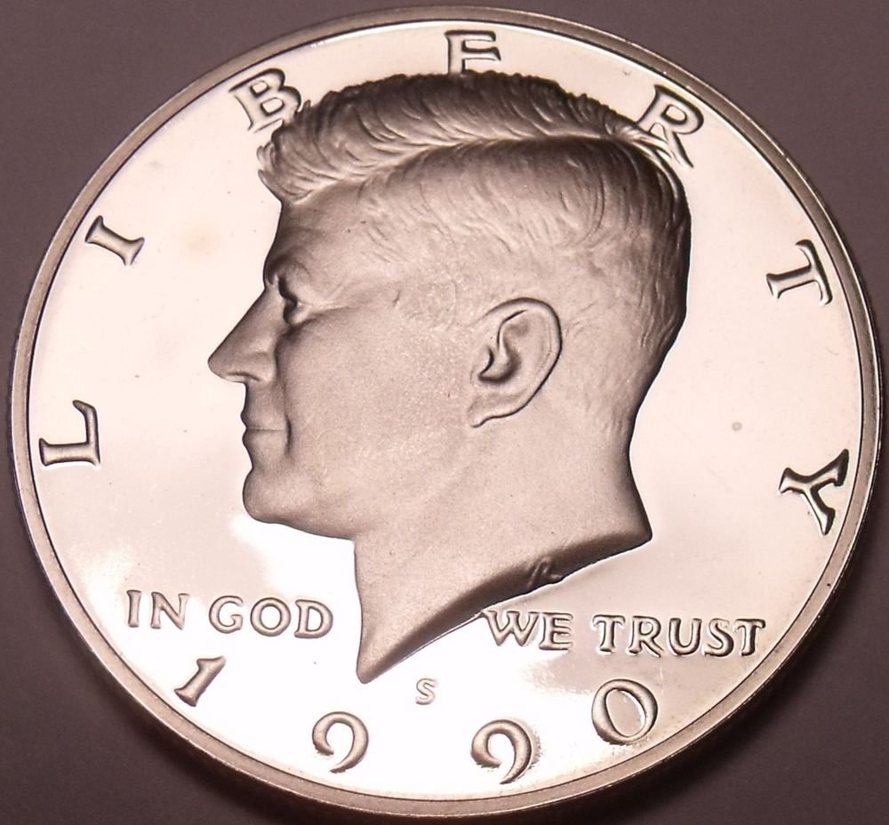 United States 1990 S Proof John F Kennedy Half Dollar 