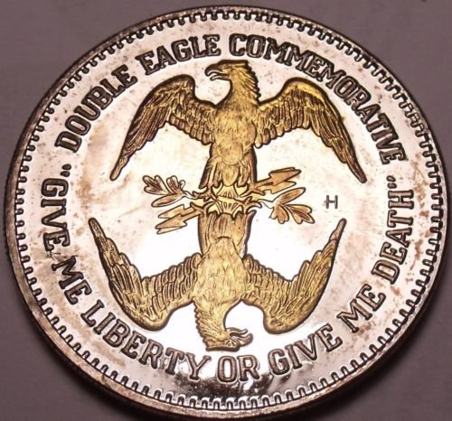 Historic Mint Double Eagle Patrick Henry Commemorative Medallion~Free ...