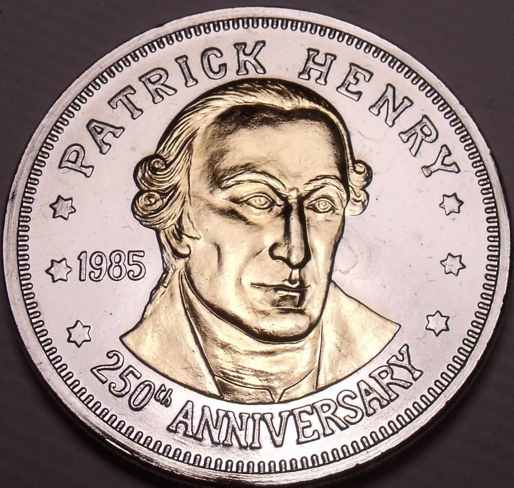 Historic Mint Double Eagle Patrick Henry Commemorative Medallion~Free ...