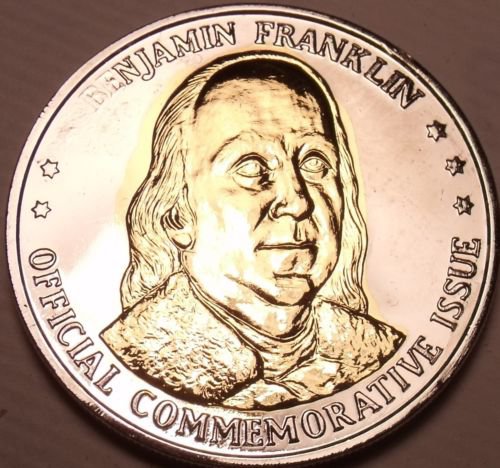 Historic Mint Double Eagle Benjamin Franklin Commemorative Medallion ...