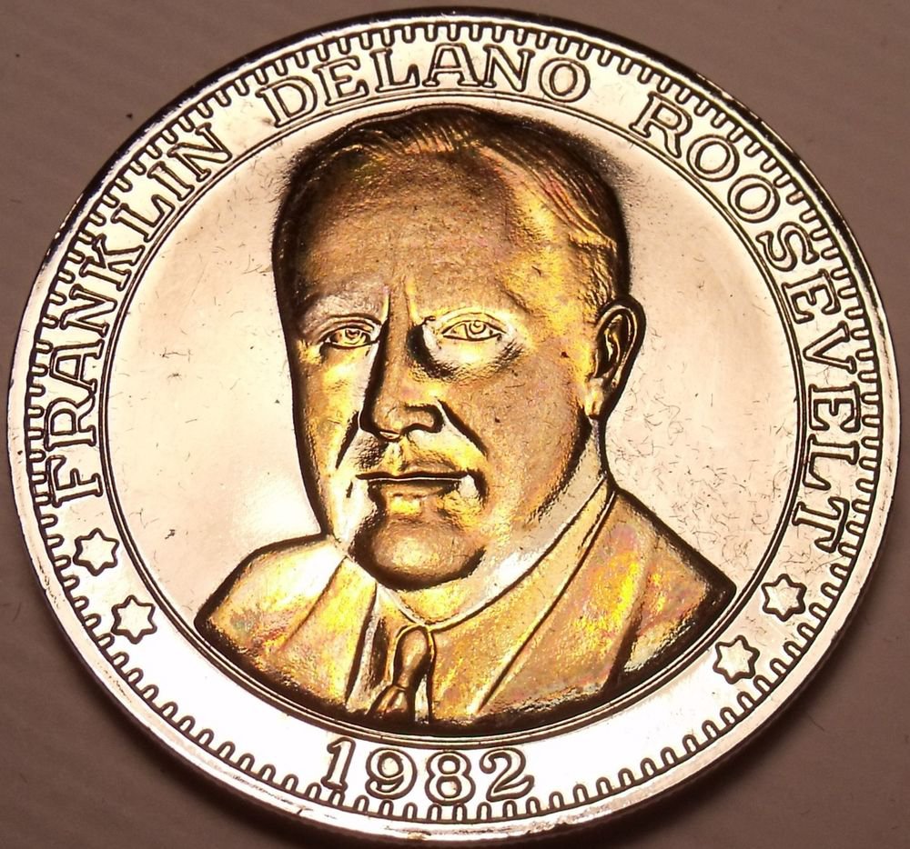 Historic Mint Double Eagle Franklin Roosevelt Commemorative Medallion ...