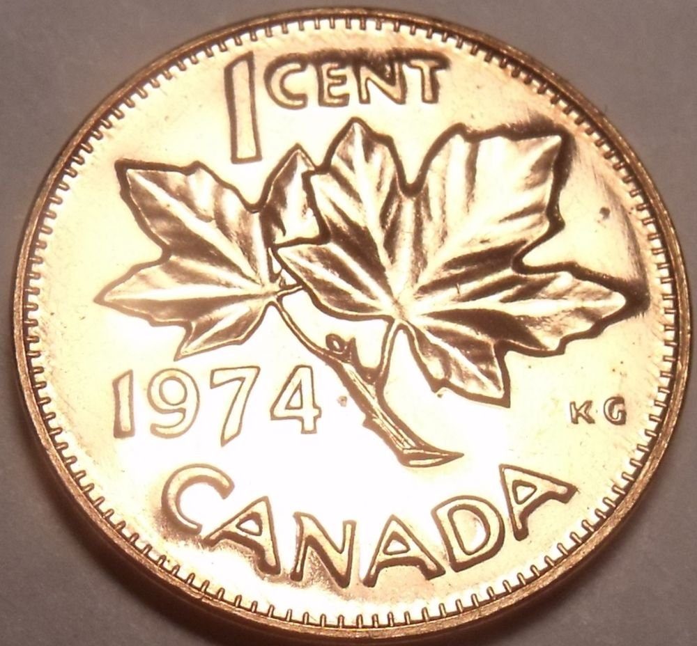 1974 Canada 1 Cent Value