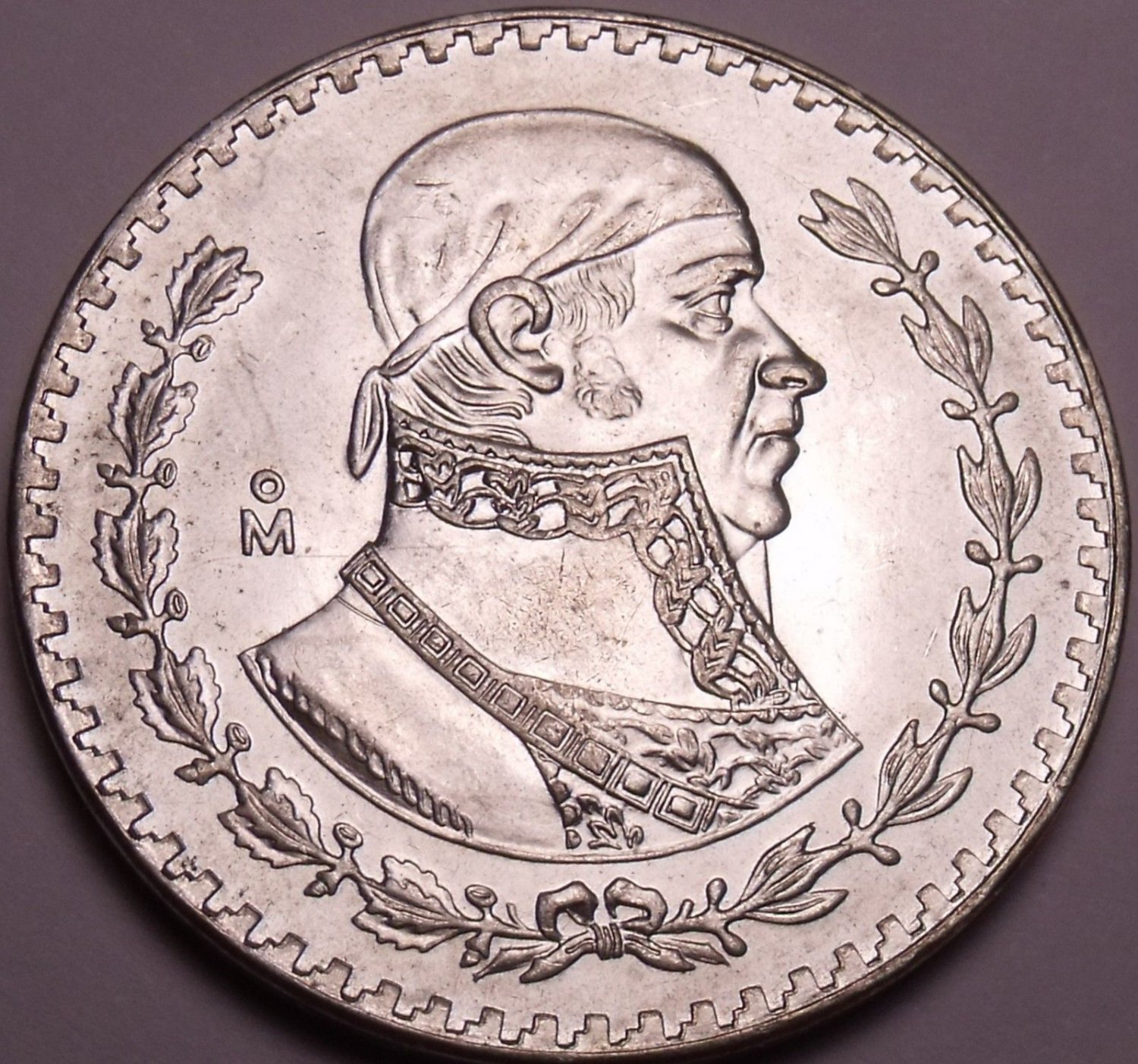 Mexico 1960 Peso Silver Unc~INDEPENDENCIA Y LIBERTAD~Fantastic~Free ...