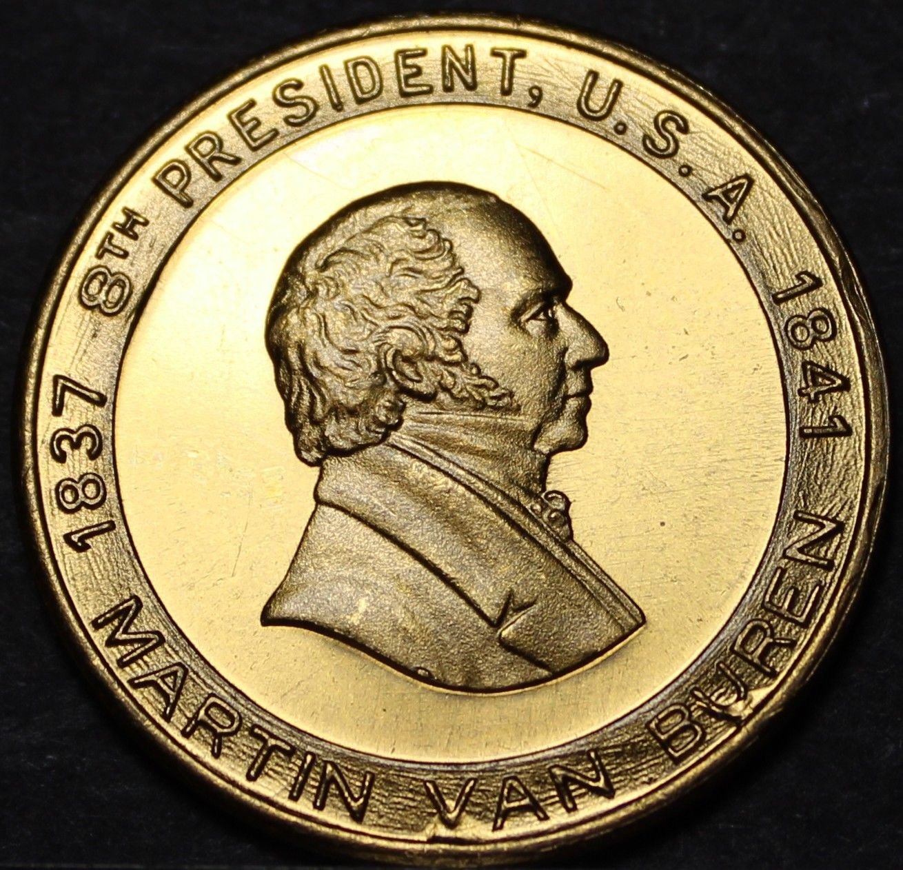 Martin Van Buren 8th President Bronze Medallion~The Red Fox In Politics ...