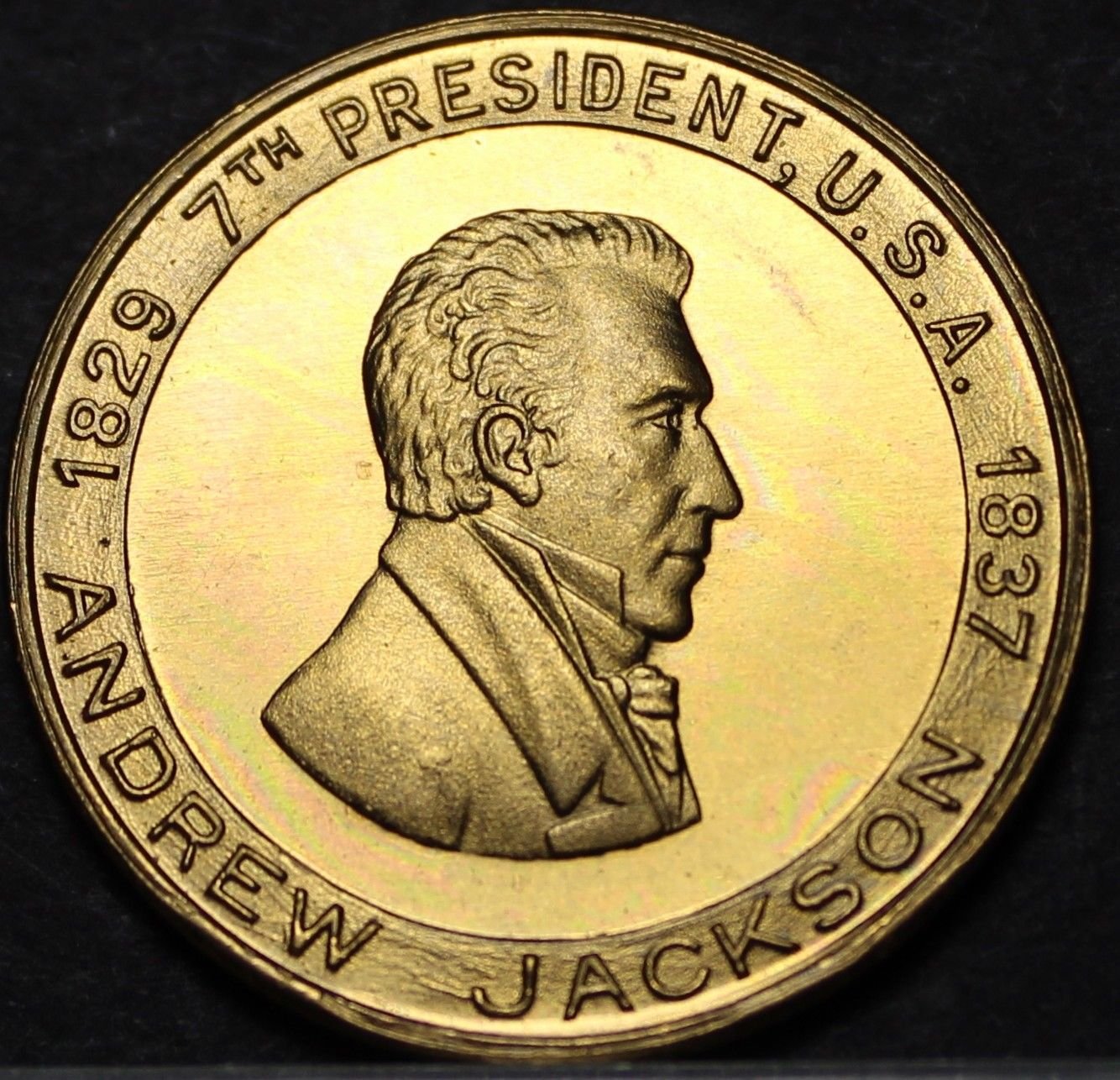 Andrew Jackson 7th President Bronze Medallion~The Hero Of New Orleans ...