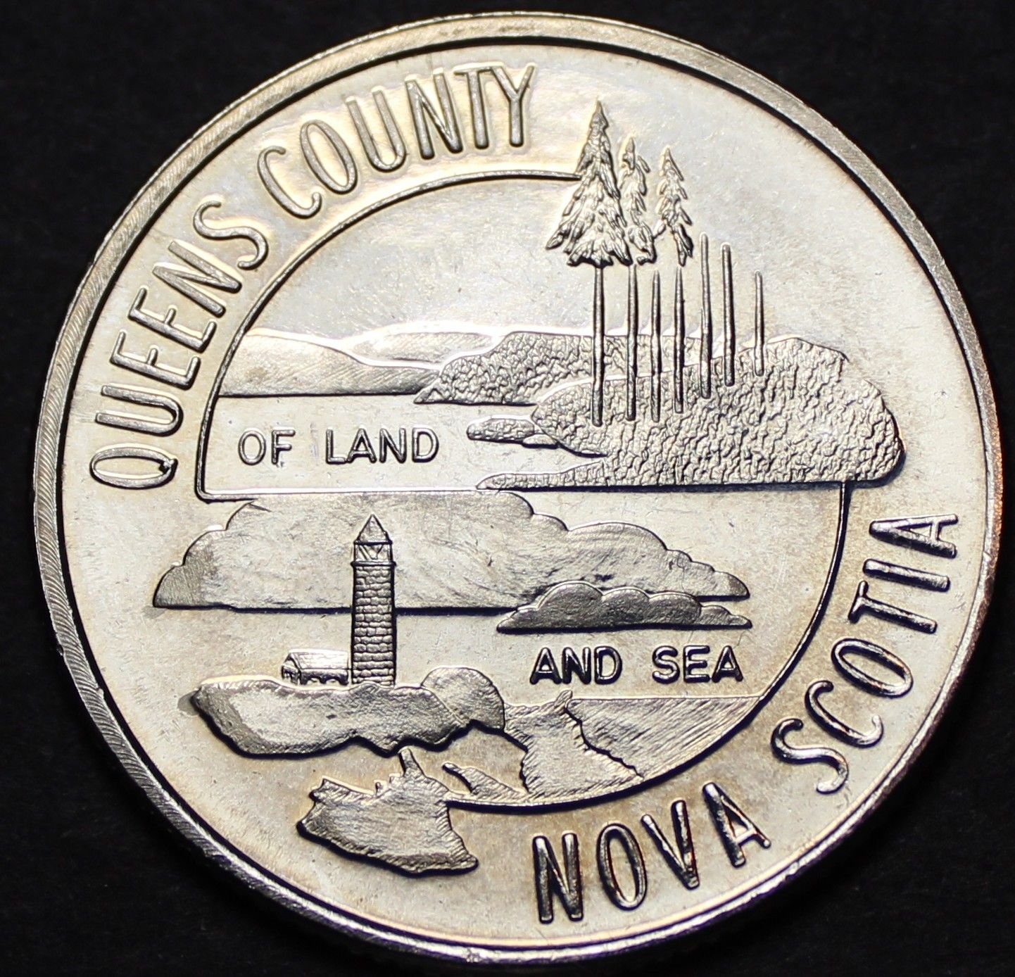 Queens County Nova Scotia Canada 100th Anniversary Trade Token Dollar ...