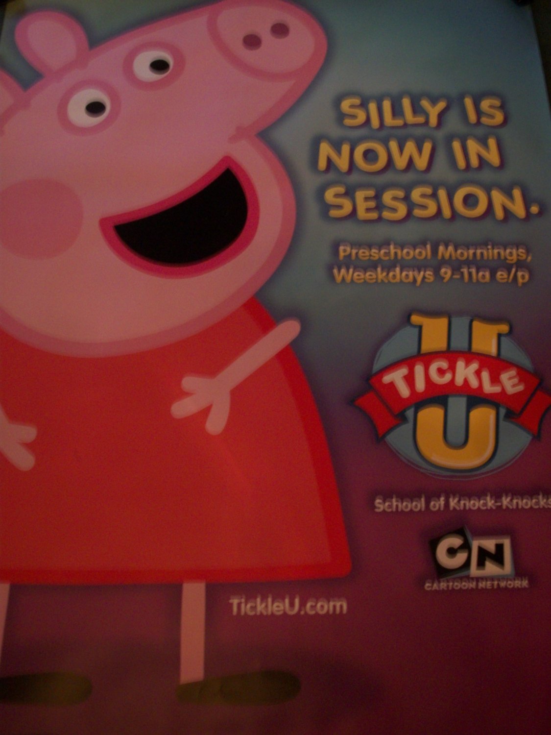 Tickle U Original Tv Show Poster Approx. 48 X 69
