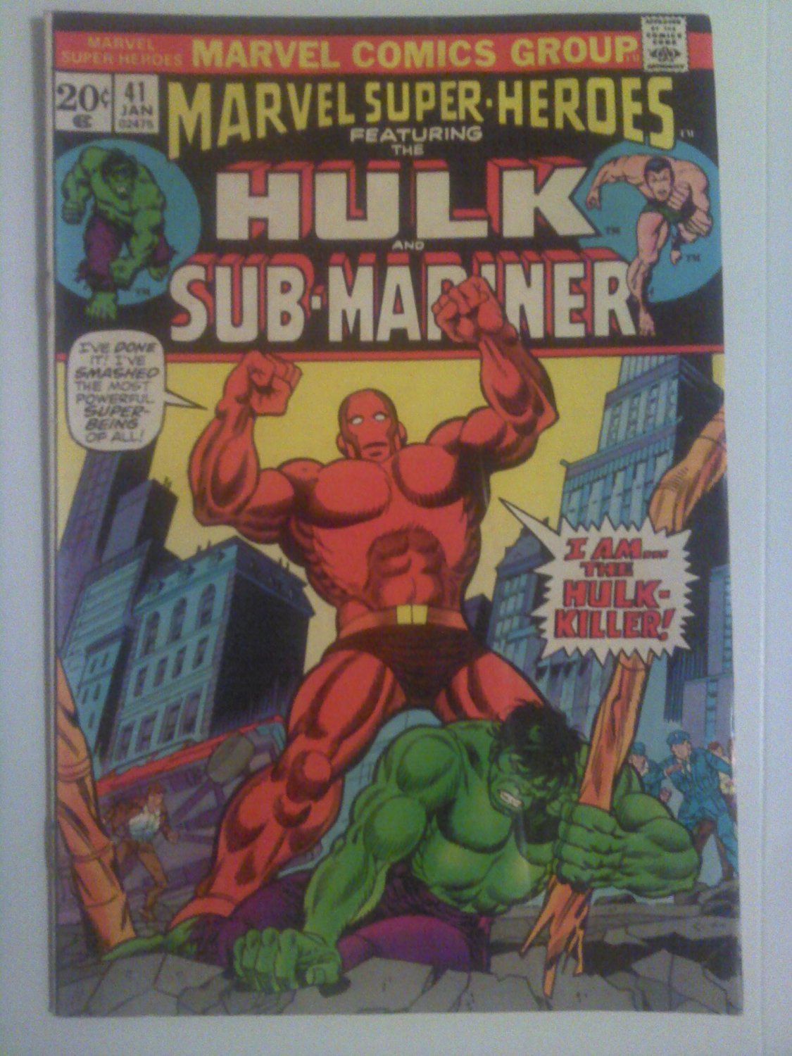 Marvel Super-Heroes Stan Lee #41,42-The Hulk Killer!,64 Incredible Hulk ...