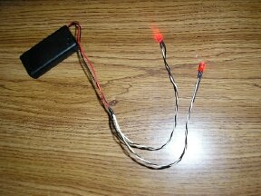 RED LEDs Spooky Halloween LED Eyes