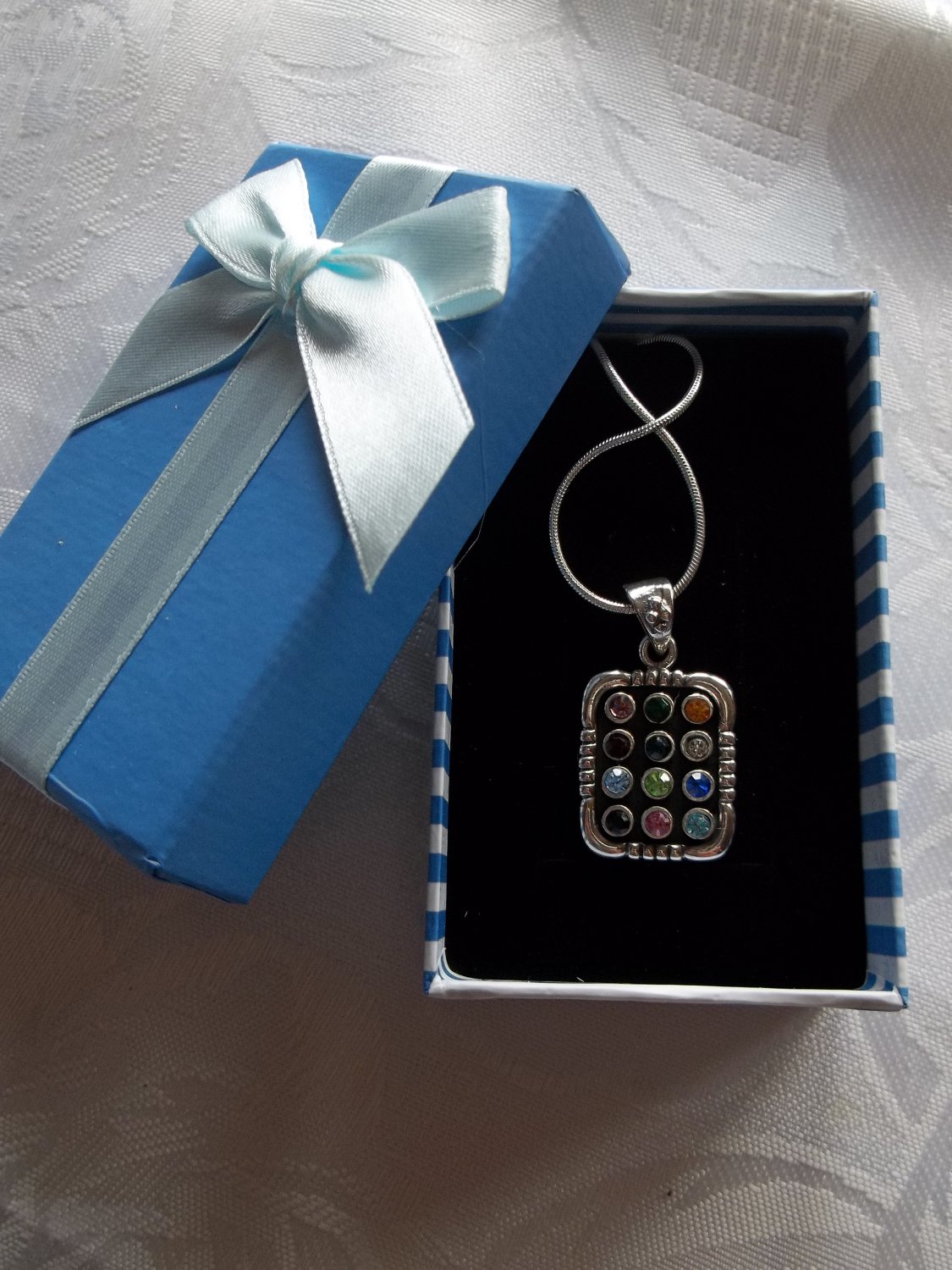 Breastplate Hoshen Shield Pendant Sterling Silver 925