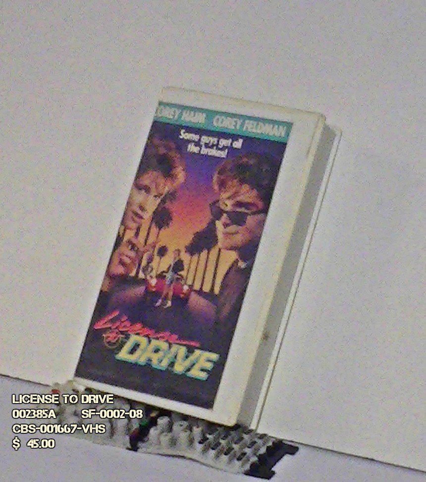 VHS - LICENCE TO DRIVE
