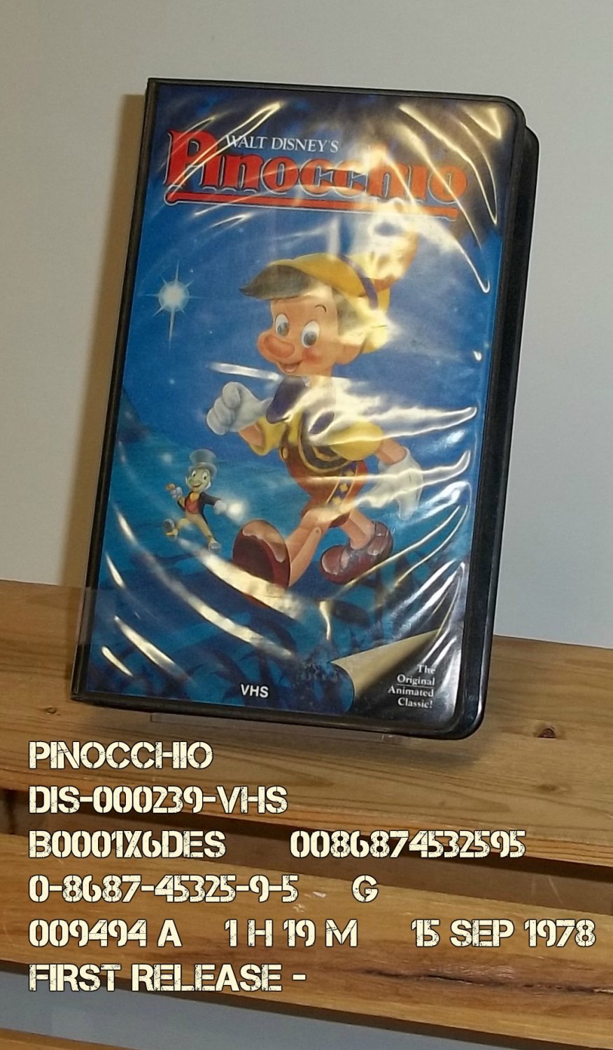VHS - PINOCCHIO