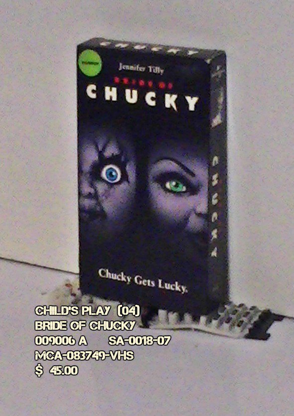VHS - CHILD'S PLAY (04) BRIDE OF CHUCKY