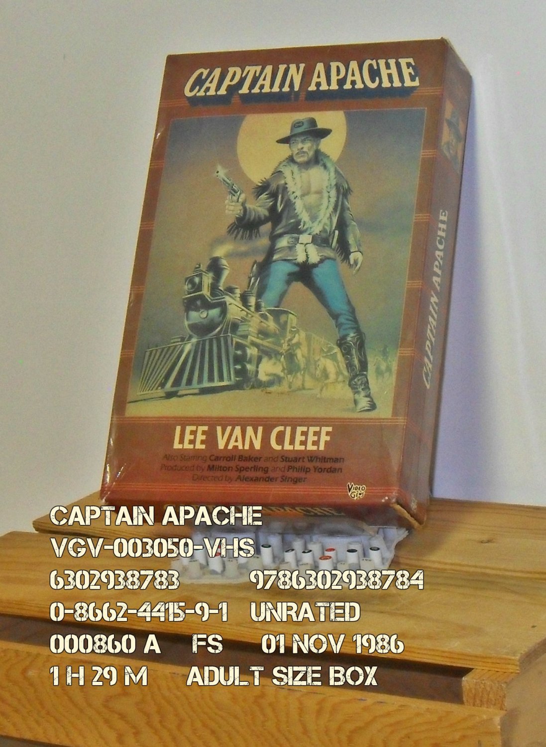 VHS - CAPTAIN APACHE