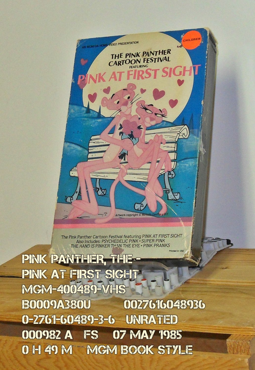 VHS - PINK PANTHER, THE - PINK AT FIRST SIGHT