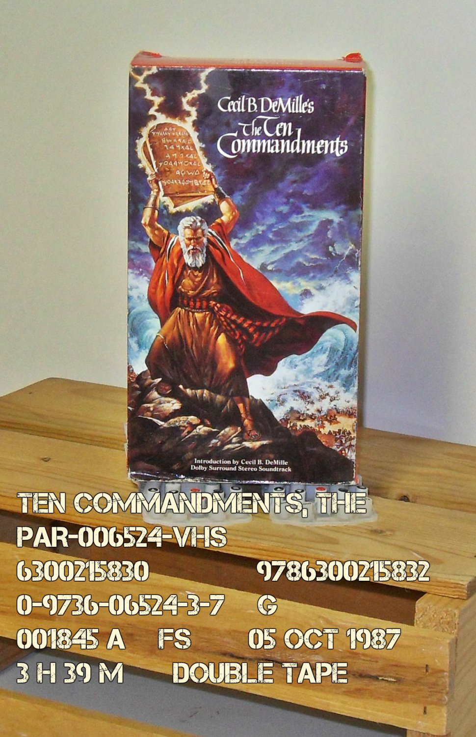 VHS - TEN COMMANDMENTS, THE