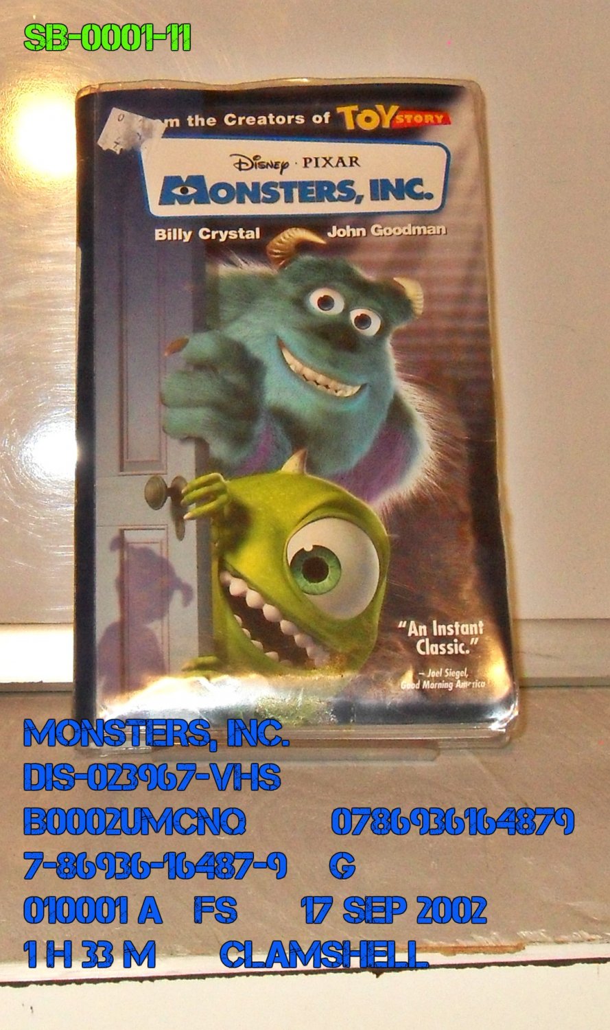 VHS - MONSTERS, INC.