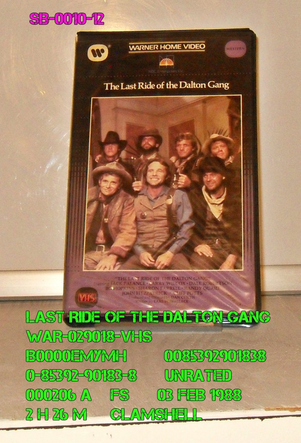 VHS - LAST RIDE OF THE DALTON GANG, THE