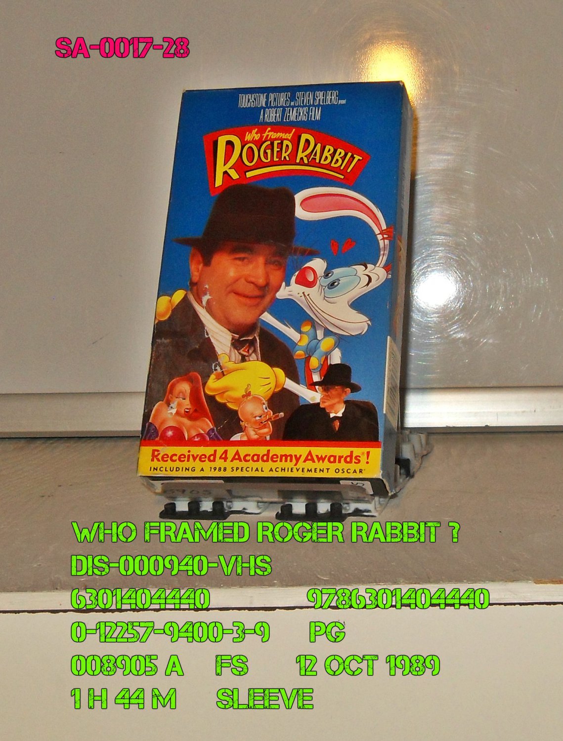 VHS - WHO FRAMED ROGER RABBIT