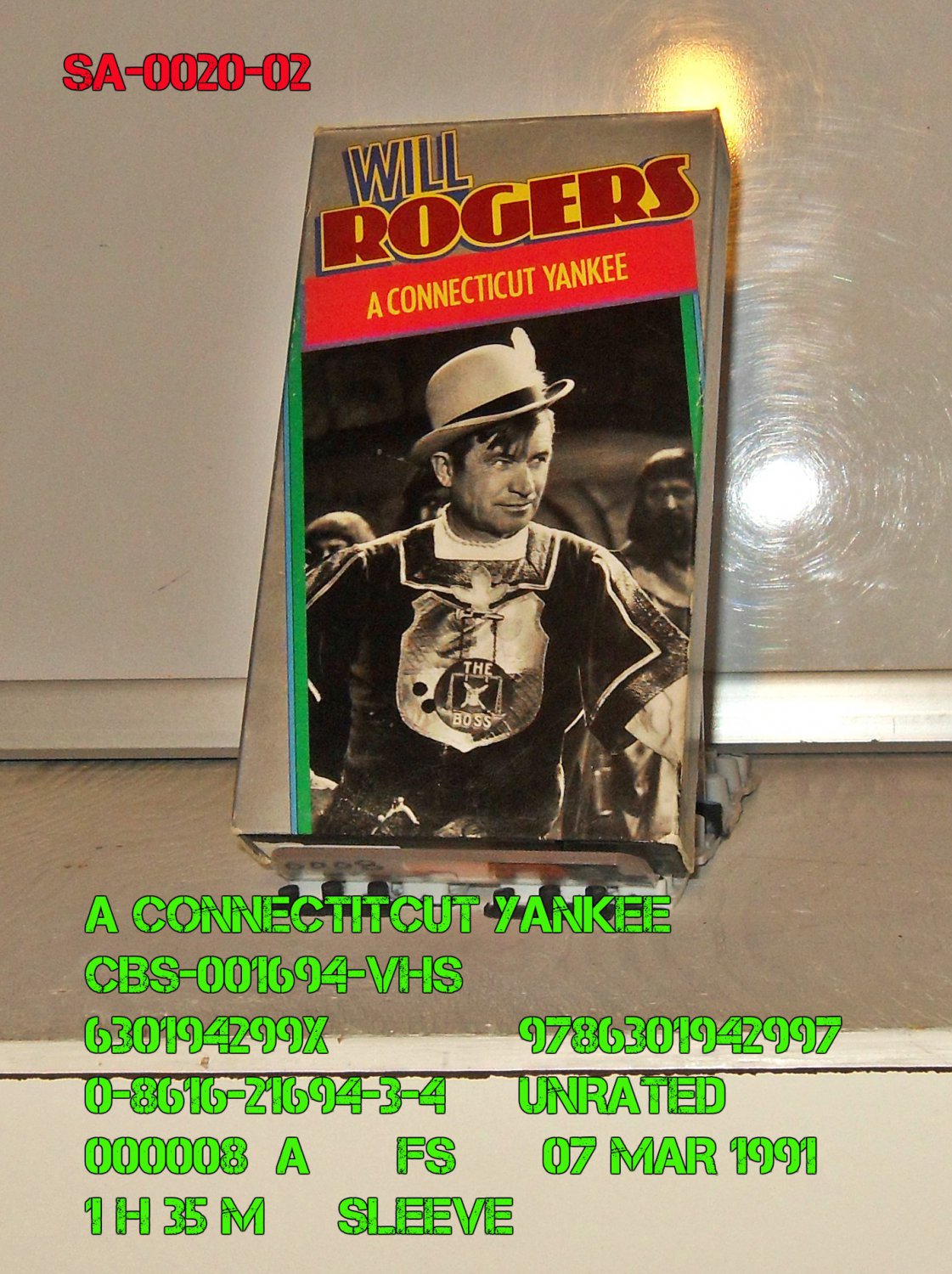 VHS - A CONNECTICUT YANKEE