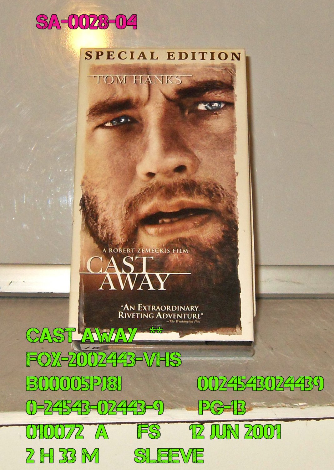 VHS - CAST AWAY