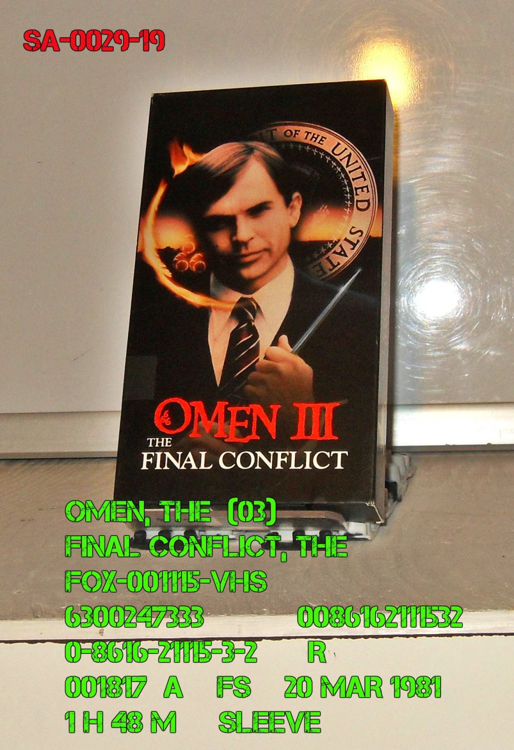 VHS - OMEN, THE (03) FINAL CONFLICT
