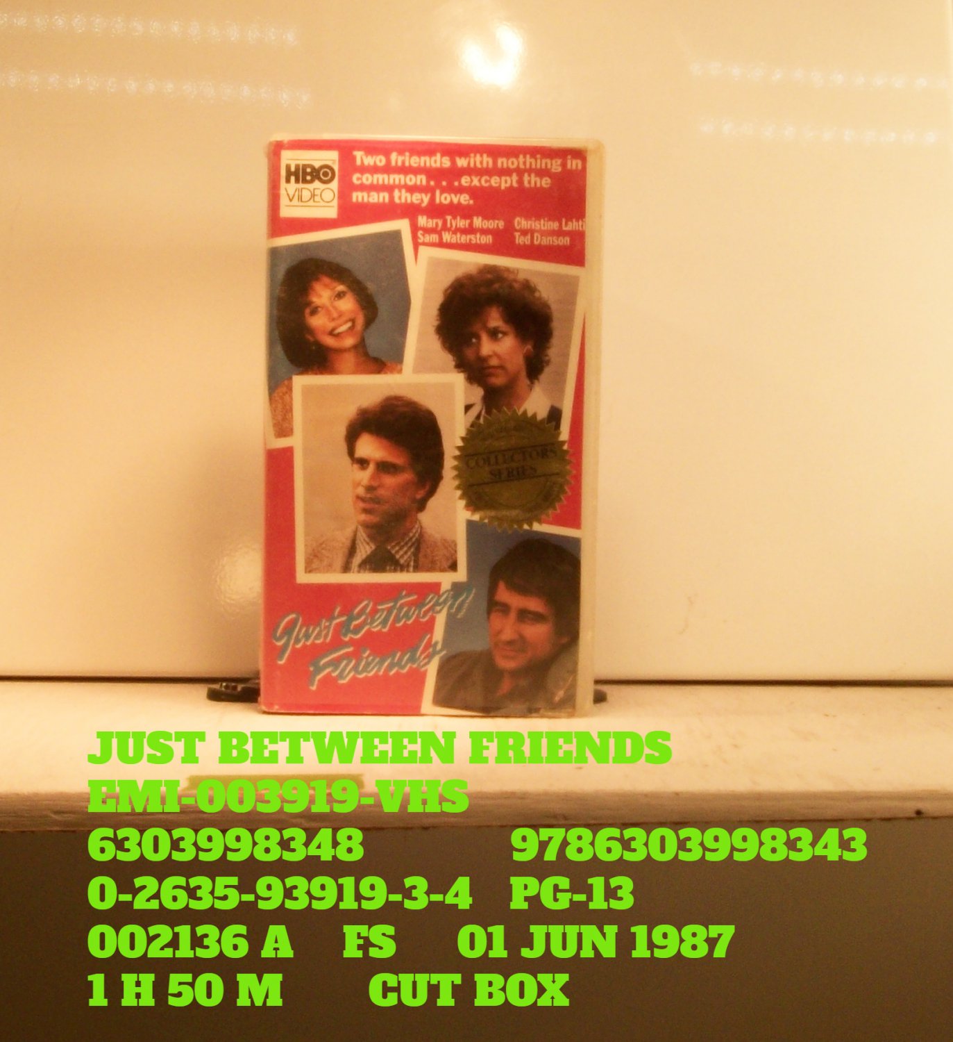 VHS - JUST BETWEEN FRIENDS