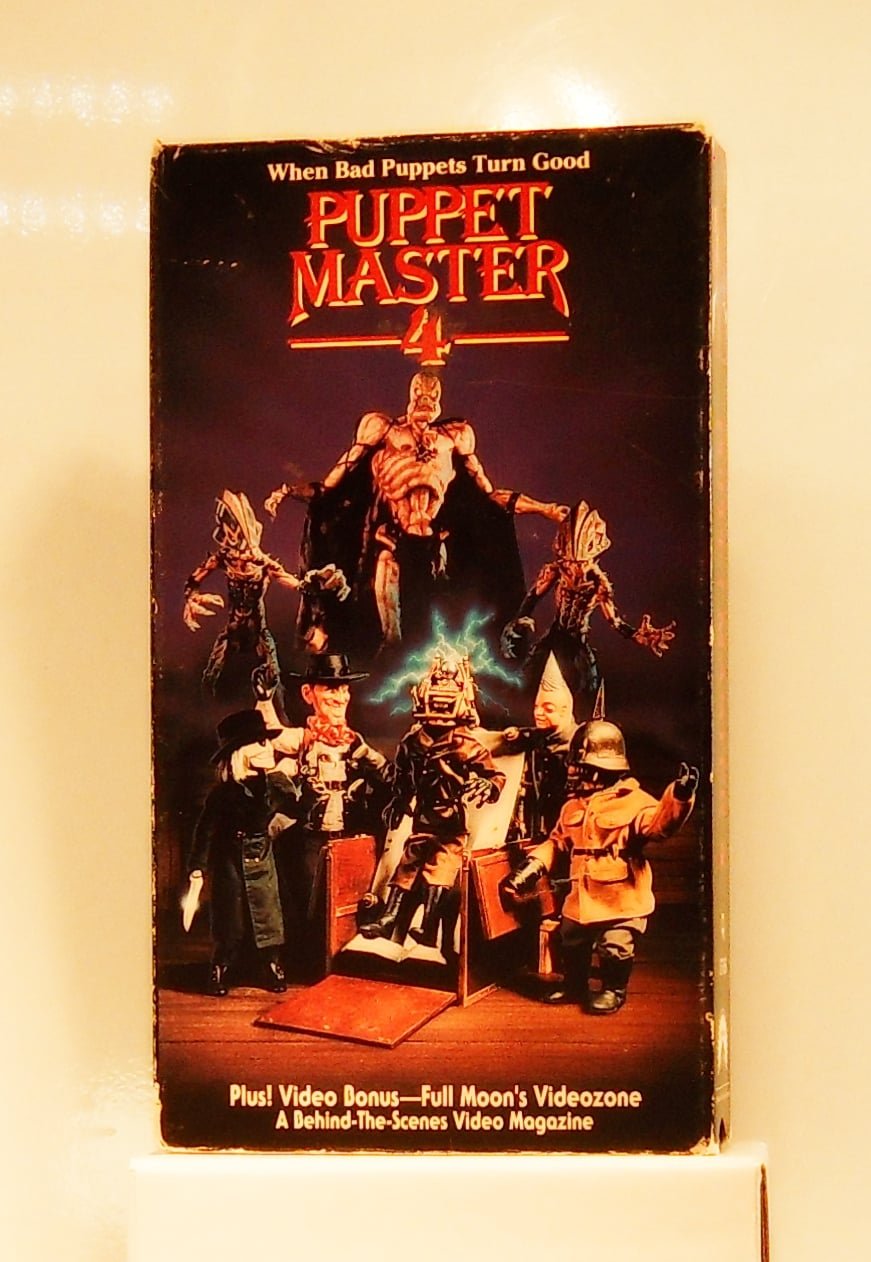 VHS - PUPPET MASTER (04) WHEN BAD PUPPETS TURN GOOD