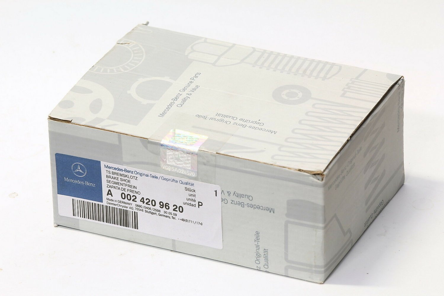 Brake Pad genuine for Mercedes Benz C Class W202 E Class W210 S210 ...