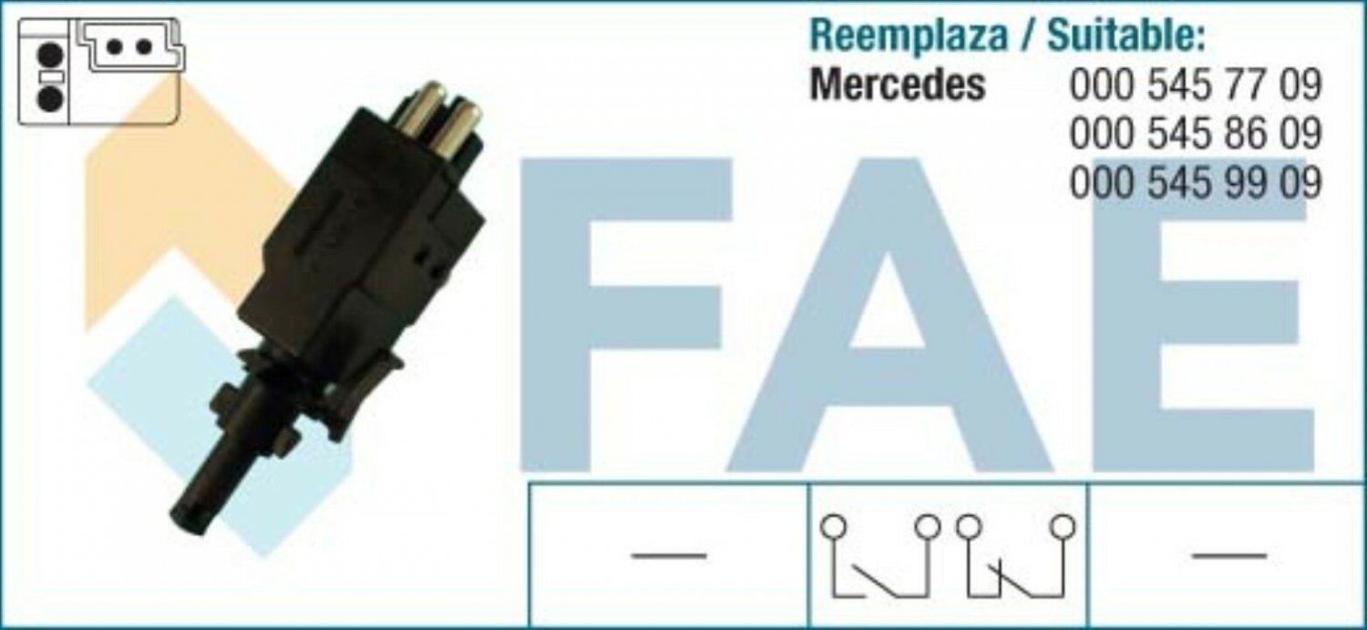 24590 stop light switch for MERCEDES W201 W202 W124 W210 0005457709