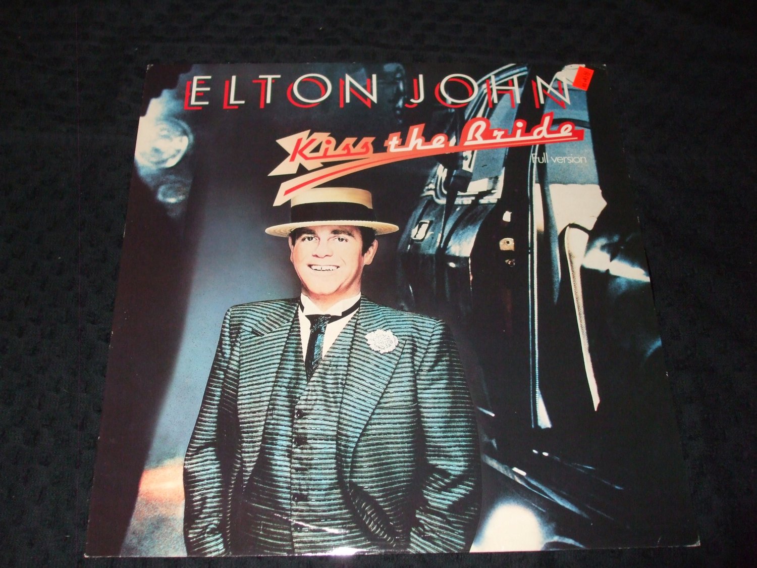 ELTON JOHN ~ KISS THE BRIDE 12" MINT/ LIKE NEW/ NEVER PLAYED/ HARD TO FIND