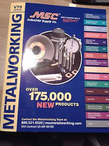 MSC Industrial Supply Co. Catalog-V79-Soft Cover-Over 2000 Pages-Gently ...