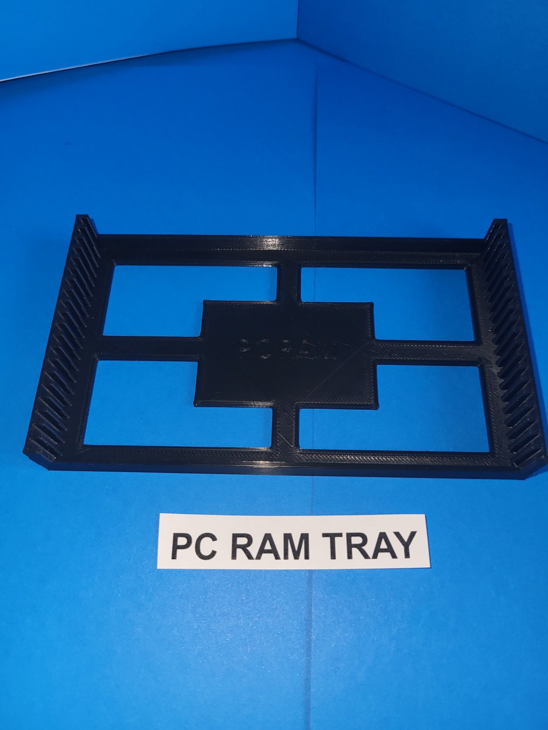 2 trays - 3D Printed PC RAM Storage Tray - Black - 20 sticks