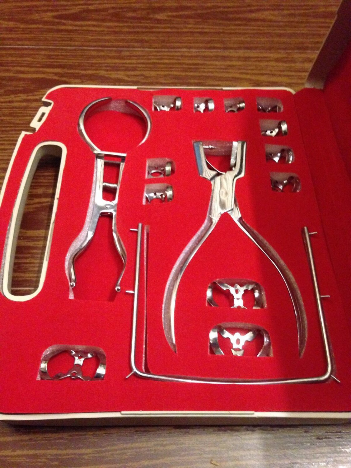 15 Pcs Endodontic Rubber Dam Clamps Kit Ainsworth Plier,Stoke Dental ...