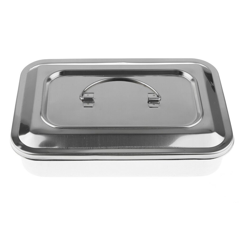 Stainless Instrument Storage Box Tools Surgical Medical Veterinary