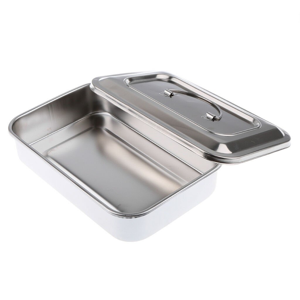 Stainless Instrument Storage Box Tools Surgical Medical Veterinary