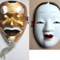 Japanese Traditional Tengu, Hannya Masks Set. NOH-MEN made in Japan