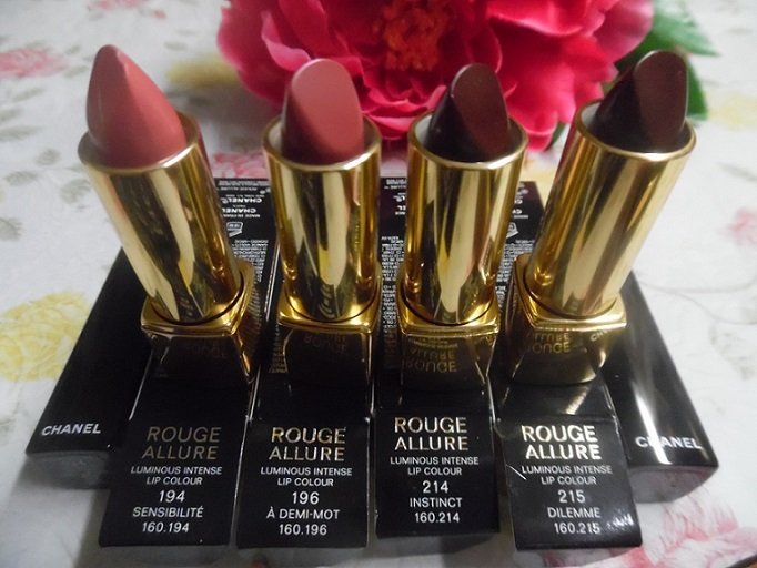 Chanel Rouge Allure Lipstick Duo Set - 214 Instinct & 215 Dilemme