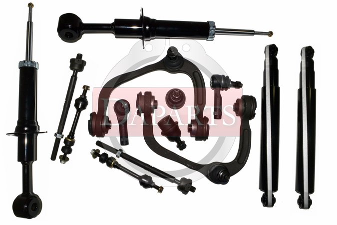 4X4 FORD F150 Front Suspension Parts Upper Control Arms Rack Ends Shock ...