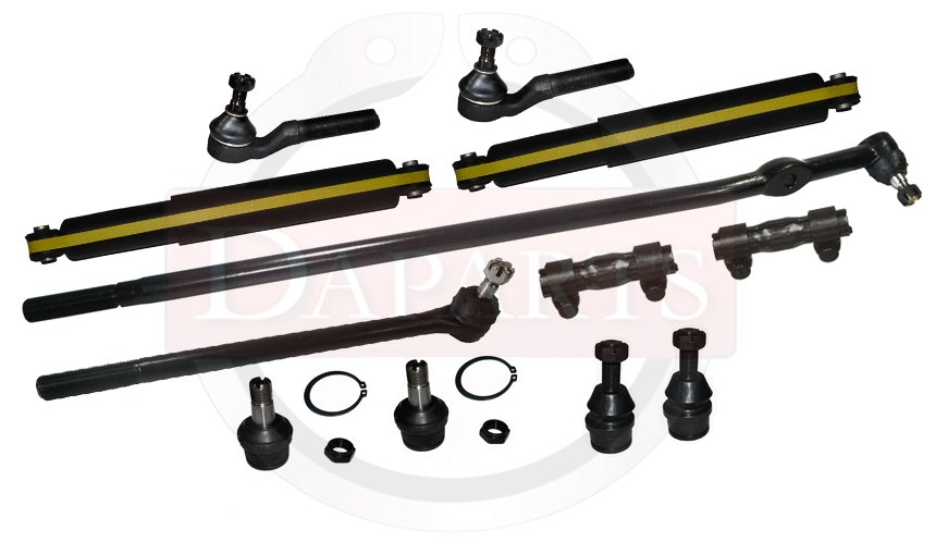 FORD F-250 4WD New Front Suspension Steering Kit Tie Rod Ends Shock ...